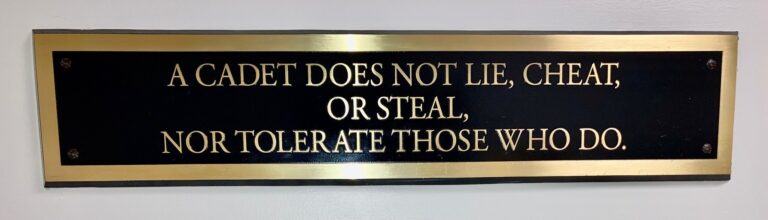 The Honor Code | Krause Center for Leadership and Ethics | The Citadel